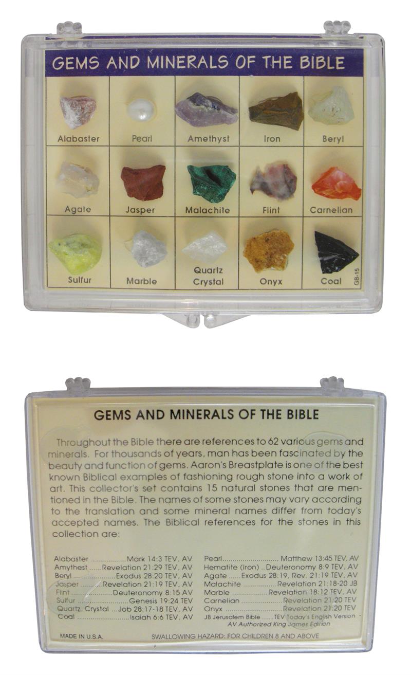 Gems And Minerals Of The Bible Set (MS-1130)